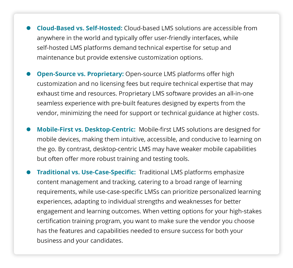Finding the Right LMS: A Comprehensive Comparison for Certification ...